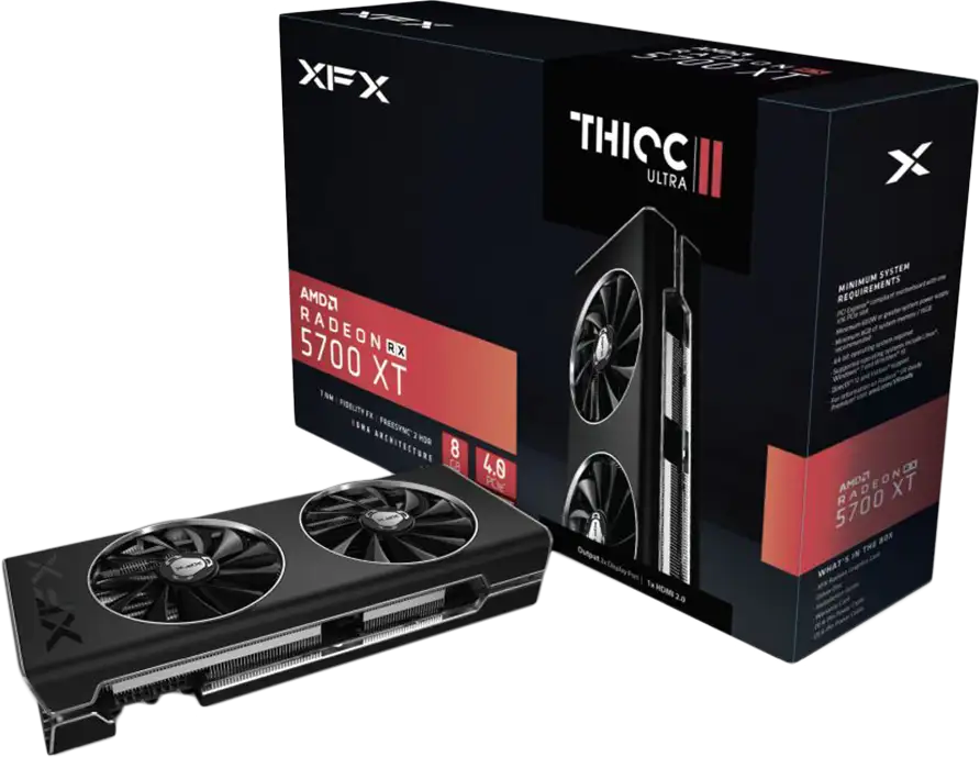 Protis - XFX Video Card AMD Radeon RX 5700 XT 8GB GDDR6 THICC II Ultra