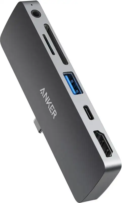 Protis - Anker PowerExpand 6-u-1 USB-C Media Hub, 4K USB-C na HDMI, SD/TF čitač kartica, 2×USB 3.0