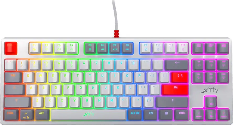Protis - XTRFY K4 RGB Tenkeyless RETRO Edition, Mechanical gaming ...